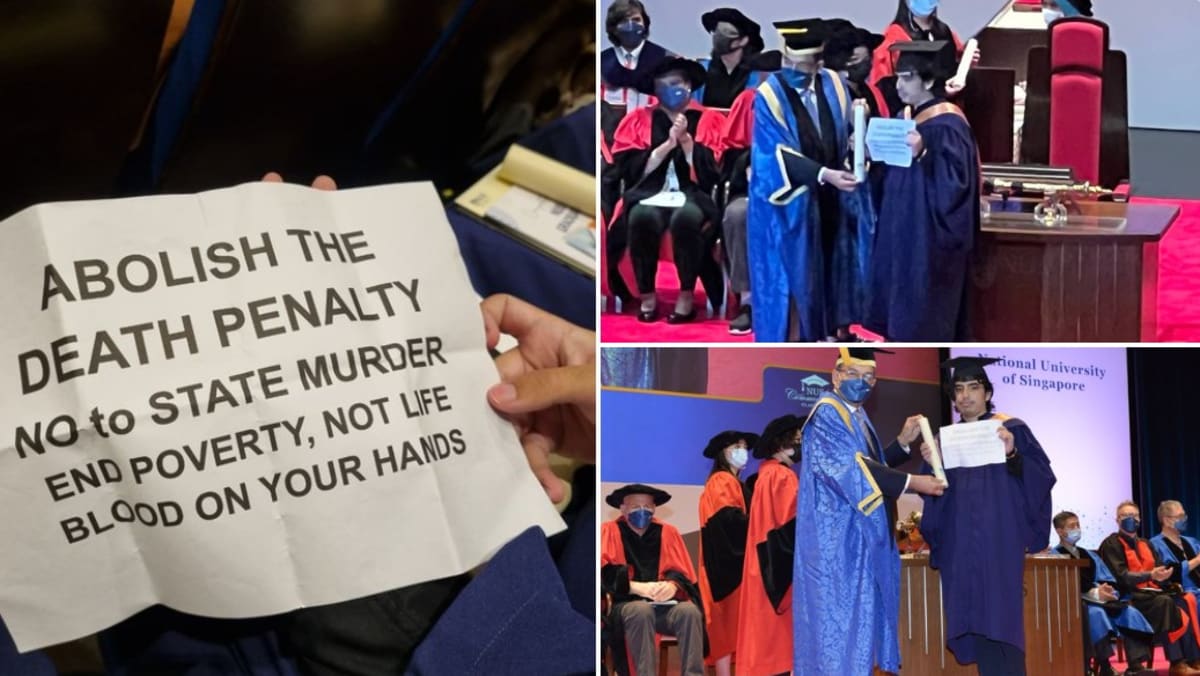 Police ‘looking into’ report of NUS student who flashed anti-death ...