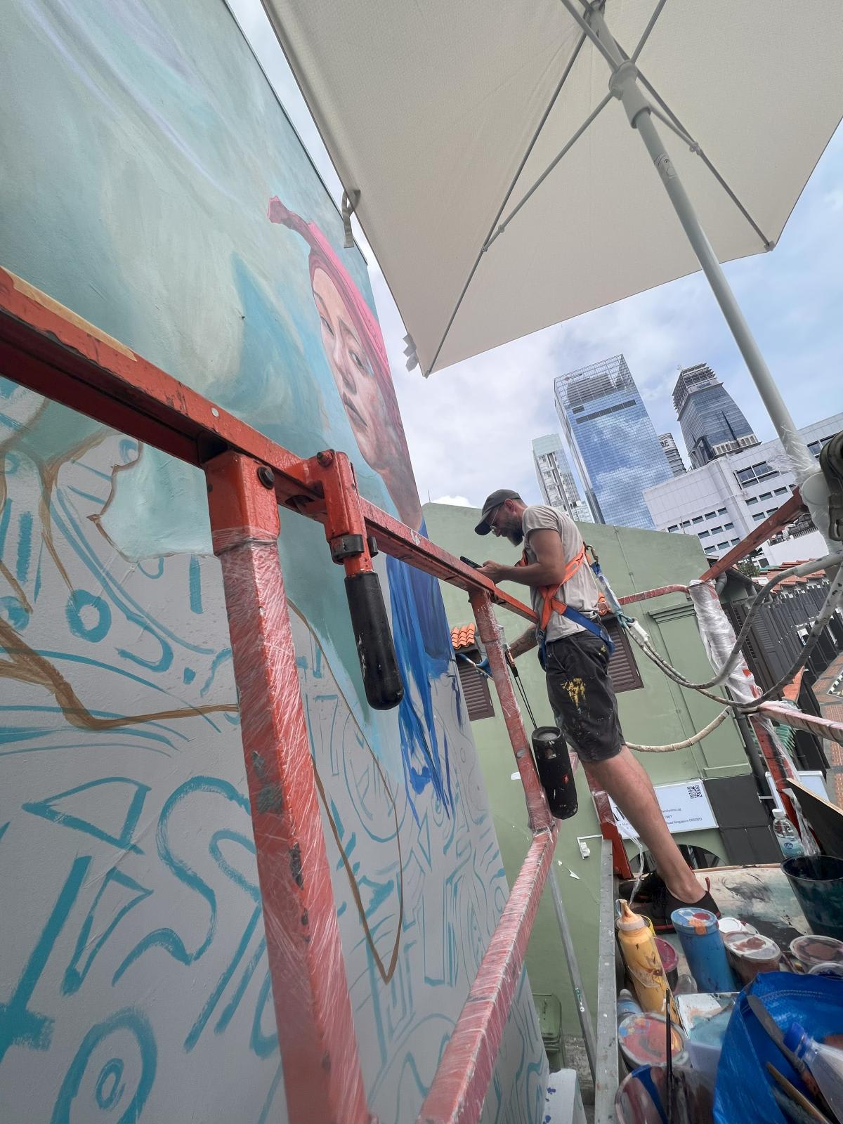 Samsui woman mural: Artist Sean Dunston on life before, during and ...