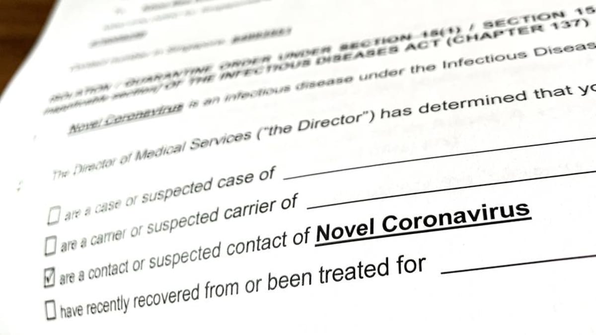 FAQ: What you need to know about COVID-19 quarantine orders - CNA
