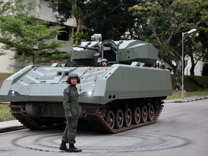 SAF unveils the Hunter, its first fully-digital Armoured Fighting ...
