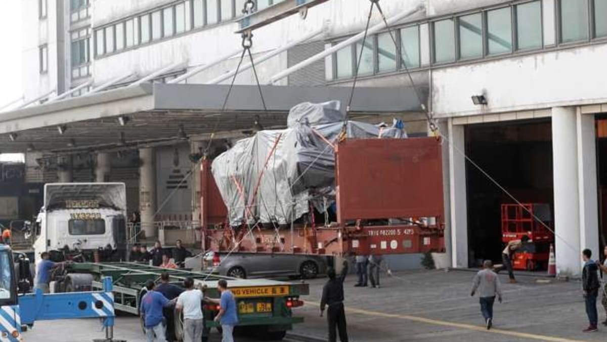 SAF Terrex vehicles moved out of HK compound, ready to ship back to S ...