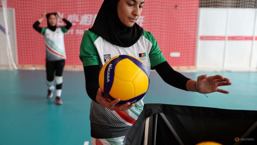 Games-Displaced Afghan women athletes defy Taliban at Asian Games - CNA