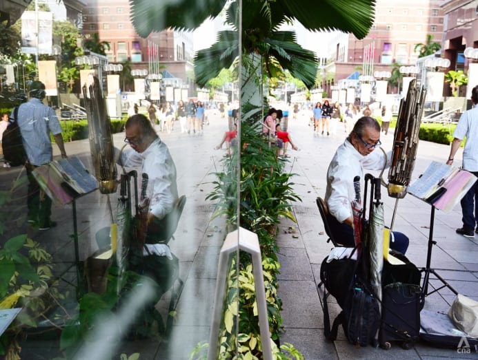 The Orchard Road busker whose traditional Chinese instrument has a ...