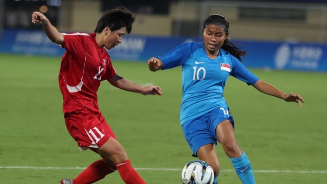 新加坡女子足球队以0比10惨败朝鲜 无法晋级复赛 - 8world
