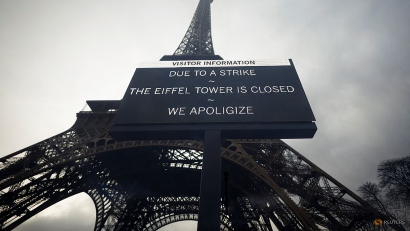 Strike closes Eiffel Tower in blow to tourists ahead of Paris Olympics ...