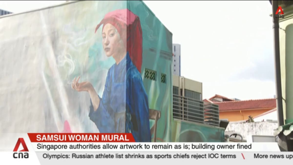 Smoking samsui woman mural to be retained in full, building owner fined ...