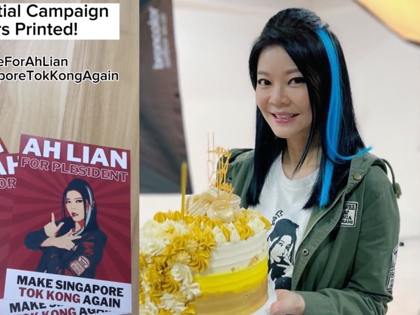 Ah Lian for president? Michelle Chong wants to make Singapore 'tok kong' again - TODAY