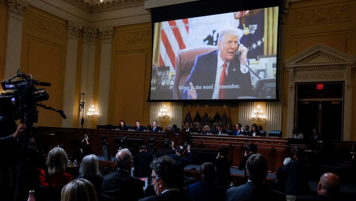 Capitol riot panel's final report sets out case to try Trump - CNA