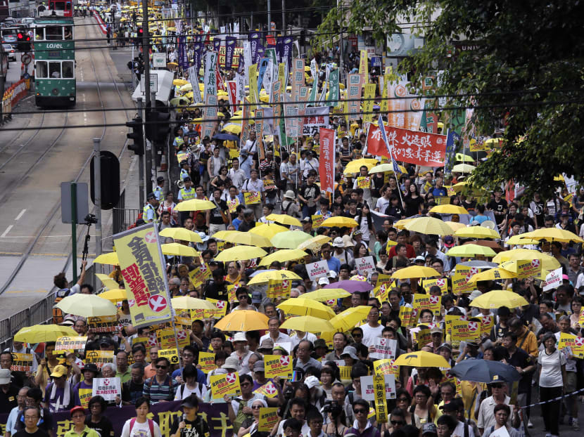 Gallery: Hundreds rally as Hong Kong braces for democracy showdown - TODAY