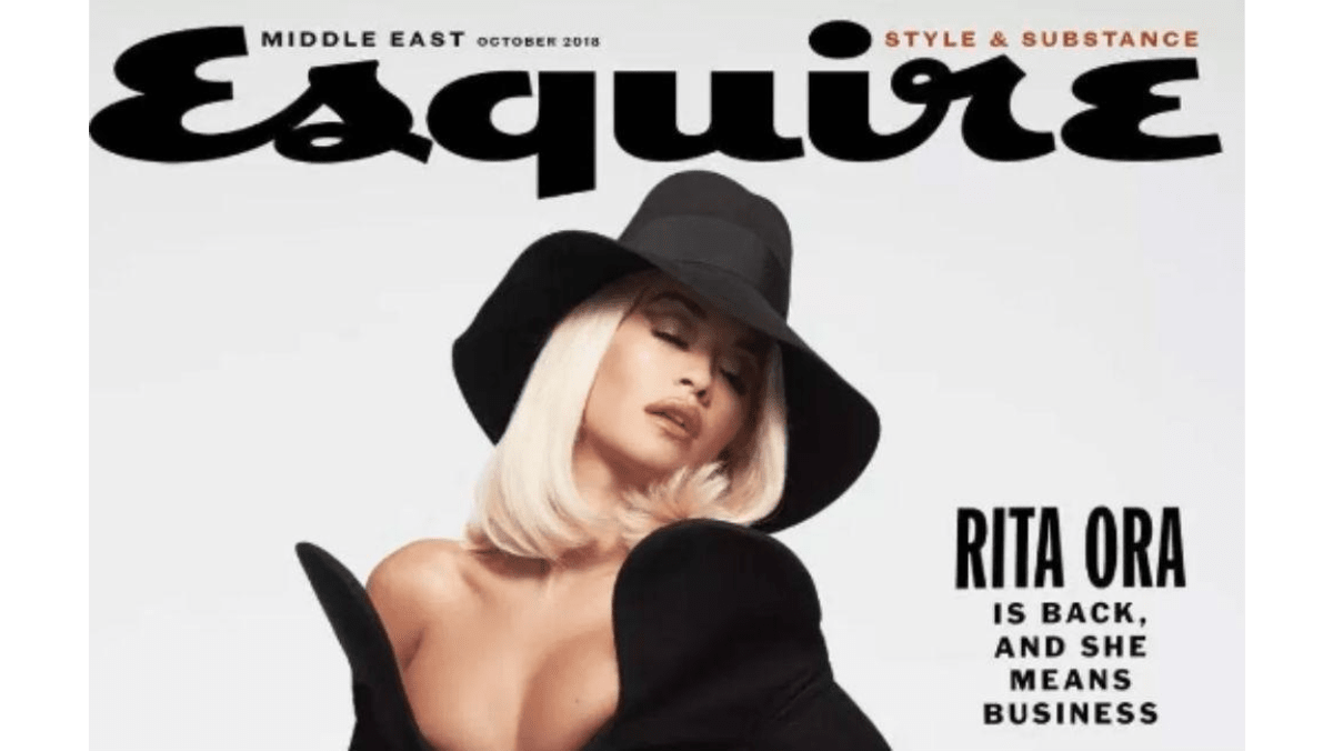 Rita Ora is Esquire Middle East's first-ever cover girl - 8days