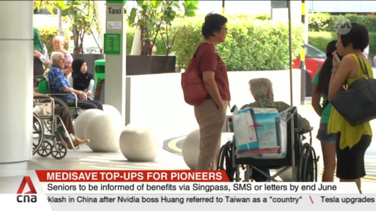About 300000 Pioneer Generation Seniors To Receive Medisave Top Ups Of