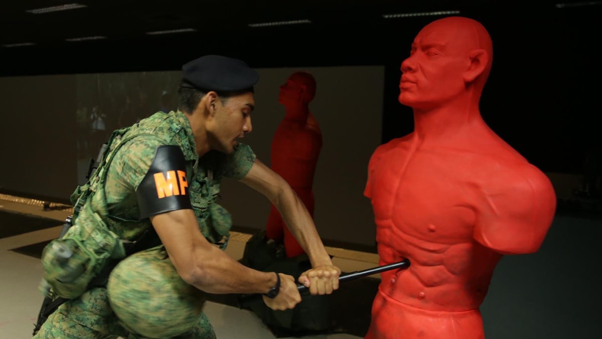 SAF trainers learn from police on how they handle public security - TODAY