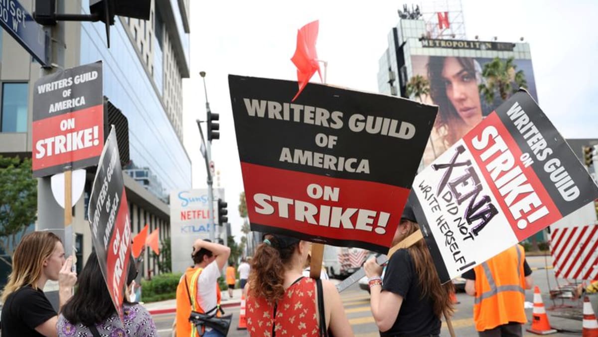 Striking Hollywood writers expected to respond to studios' proposal - CNA Striking Hollywood writers expected to respond to studios' proposal - CNA