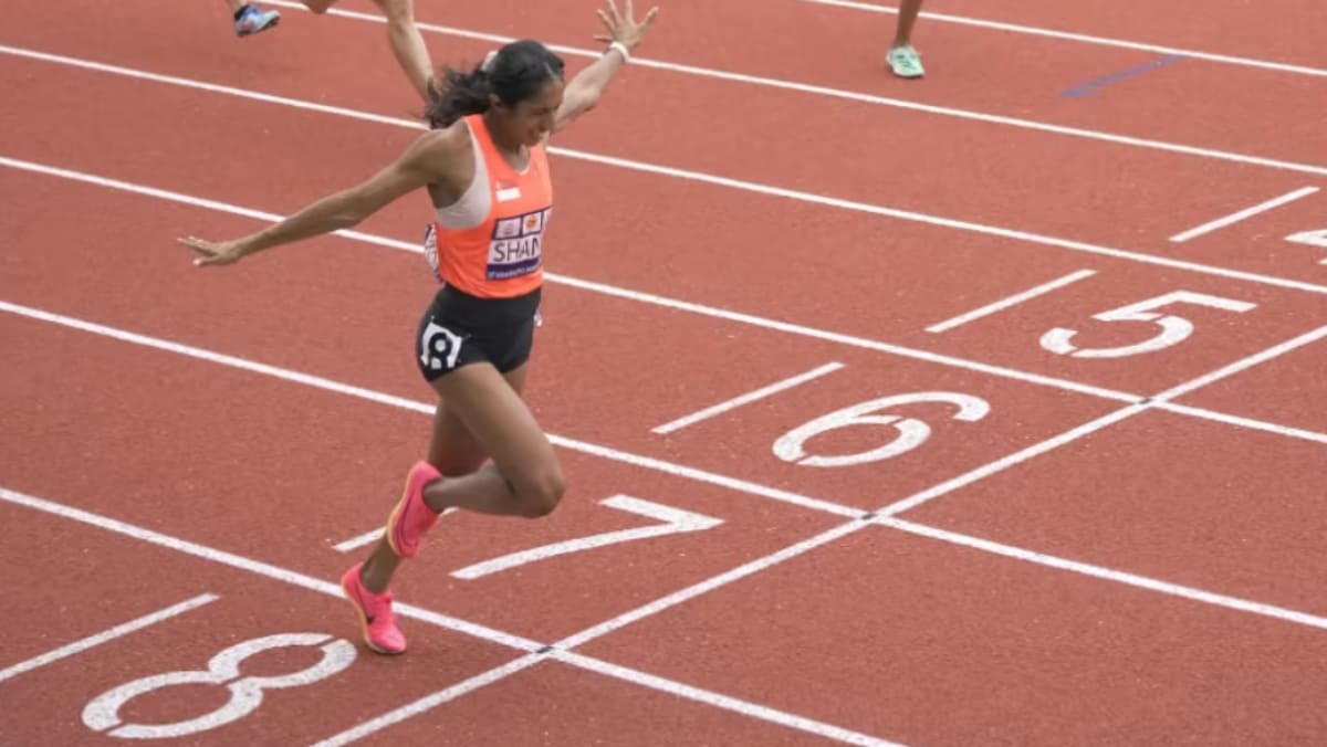 Ratu pecut SG Shanti Pereira rangkul emas 200m di Kejohanan Olahraga Asia; menang acara pecut ...