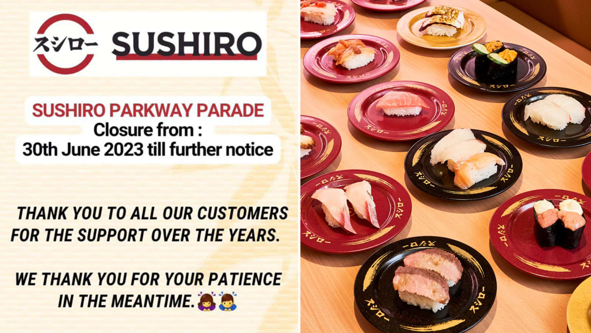 Sushiro Parkway Parade suddenly announces closure ‘till further notice ...