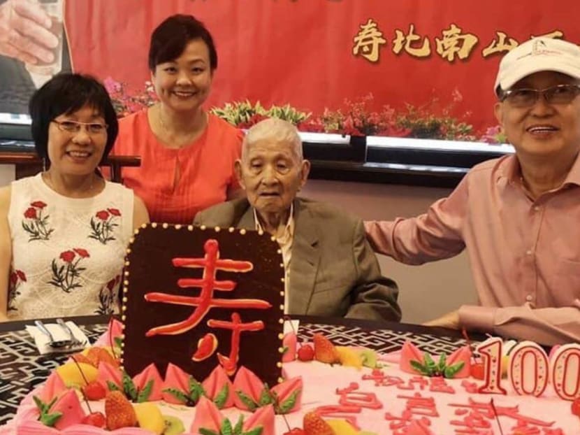 Retired Ch 8 Actor Bai Yan Didn't Want Presents For His 100th Birthday ...