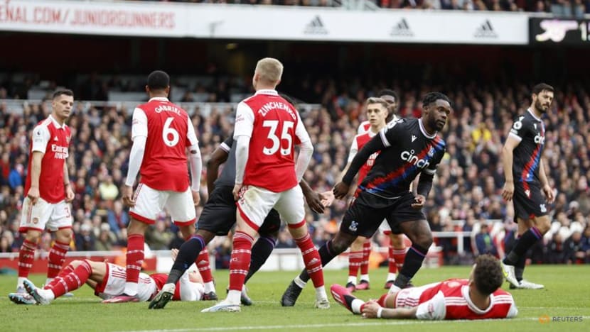 Saka Double Against Palace Sends Arsenal Eight Points Clear Cna