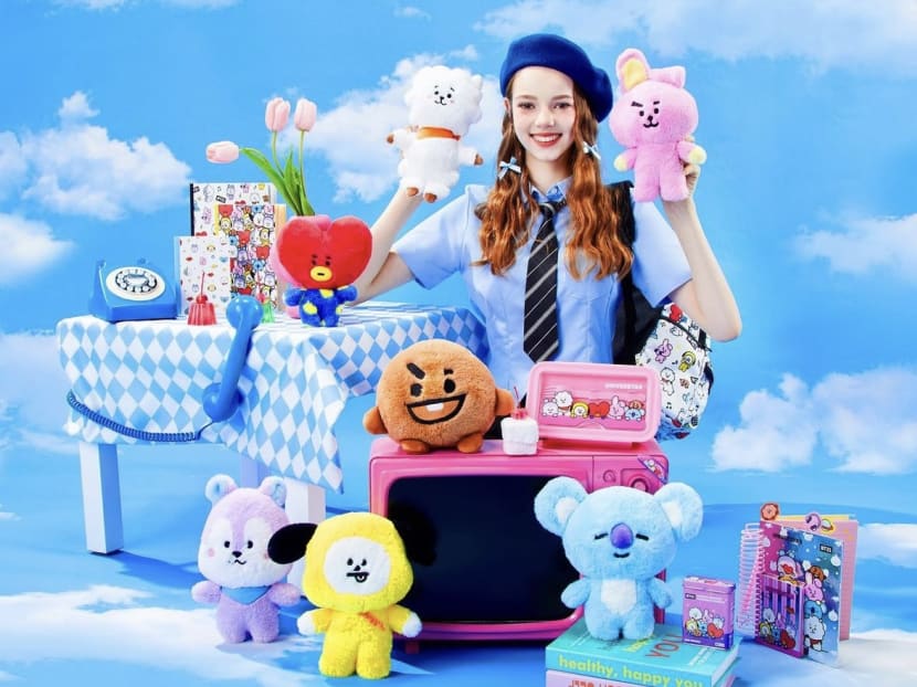 BT21 merchandise co-created by BTS launching at Miniso Vivocity on Jun ...