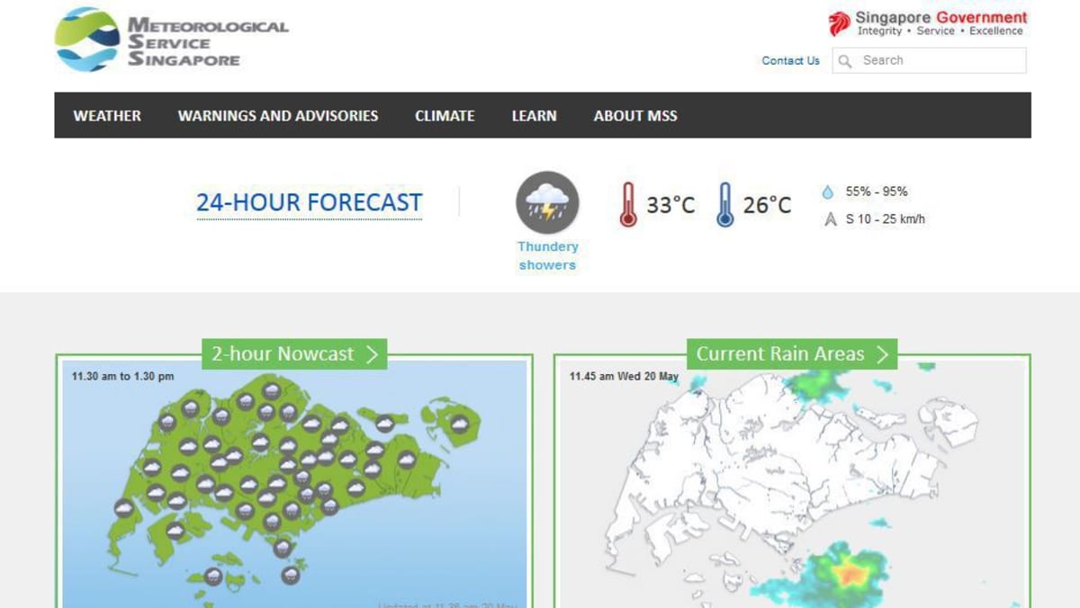 New weather website offers real-time report by location - TODAY