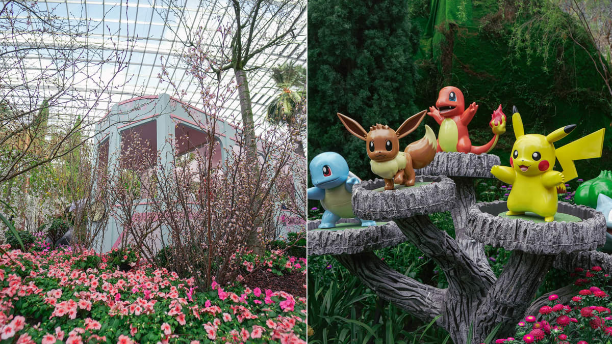 Pikachu & Other Pokémon Are Now At The Sakura Floral Display At Gardens ...