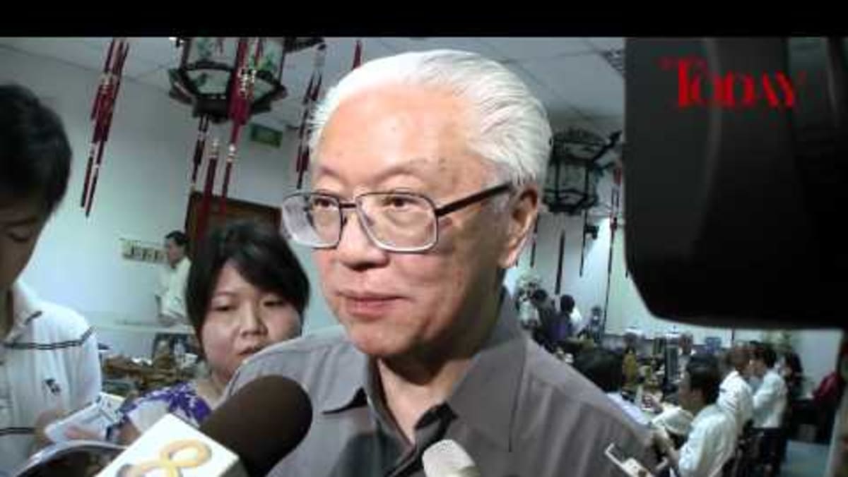 Dr Tony Tan - Doorstop Interview - Aug 20, 2011 - TODAY