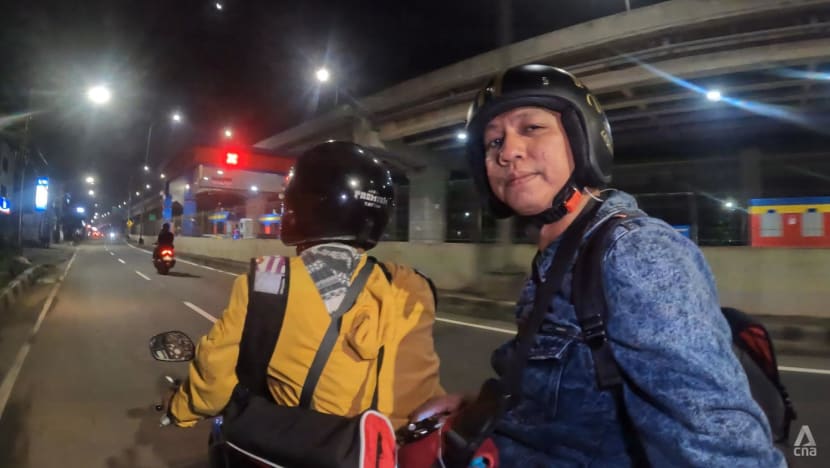 Perilous rides: Indonesian authorities discourage overloaded bikes as ...