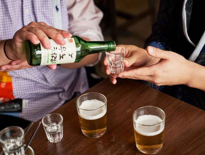 Soju is becoming more popular in Singapore, thanks to the Korean wave ...