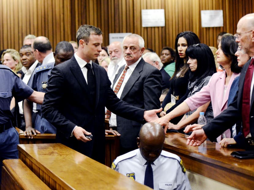 Pistorius sentenced to five years in jail for killing girlfriend - TODAY