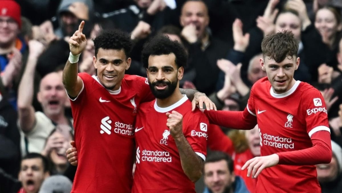Liverpool go top after 2-1 comeback win over Brighton - CNA