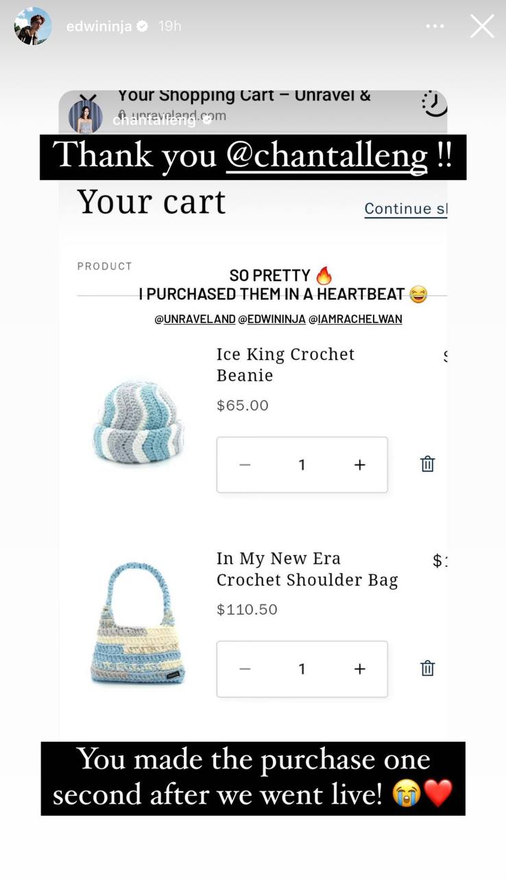 Edwin Goh Not Worried That Starting A Crochet Line With Girlfriend ...