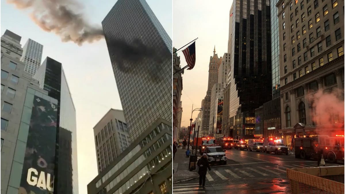 Trump Tower roof fire under control, one seriously injured - TODAY