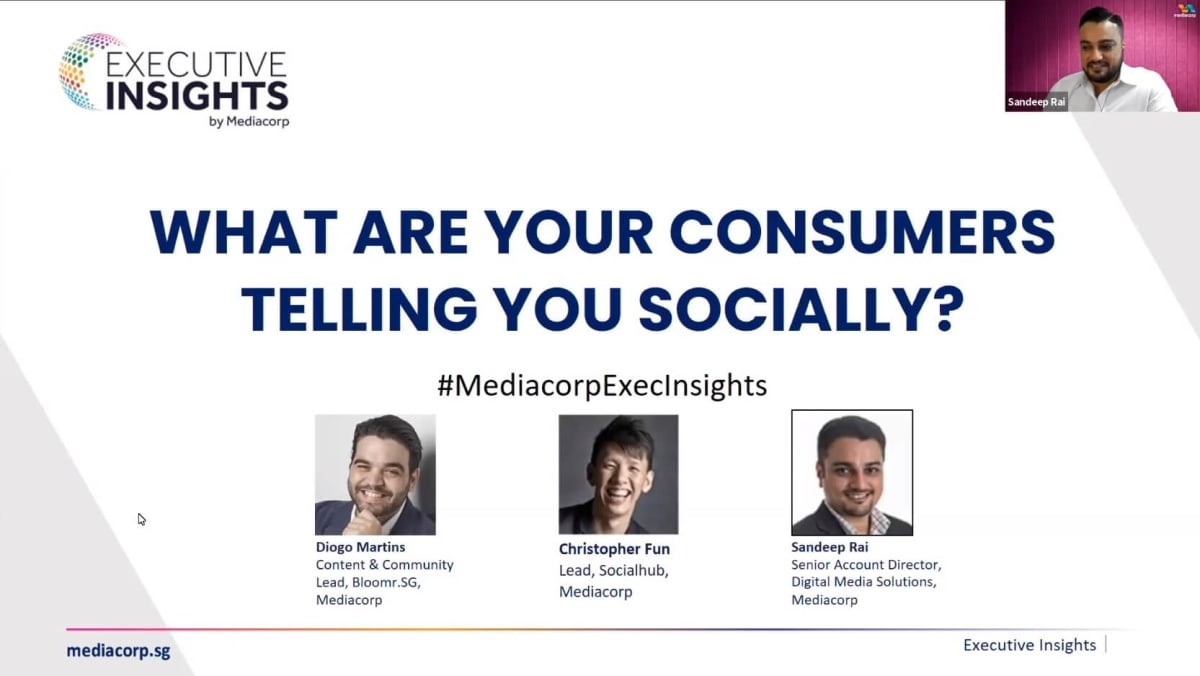 What Are Your Consumers Telling You Socially? - Mediacorp