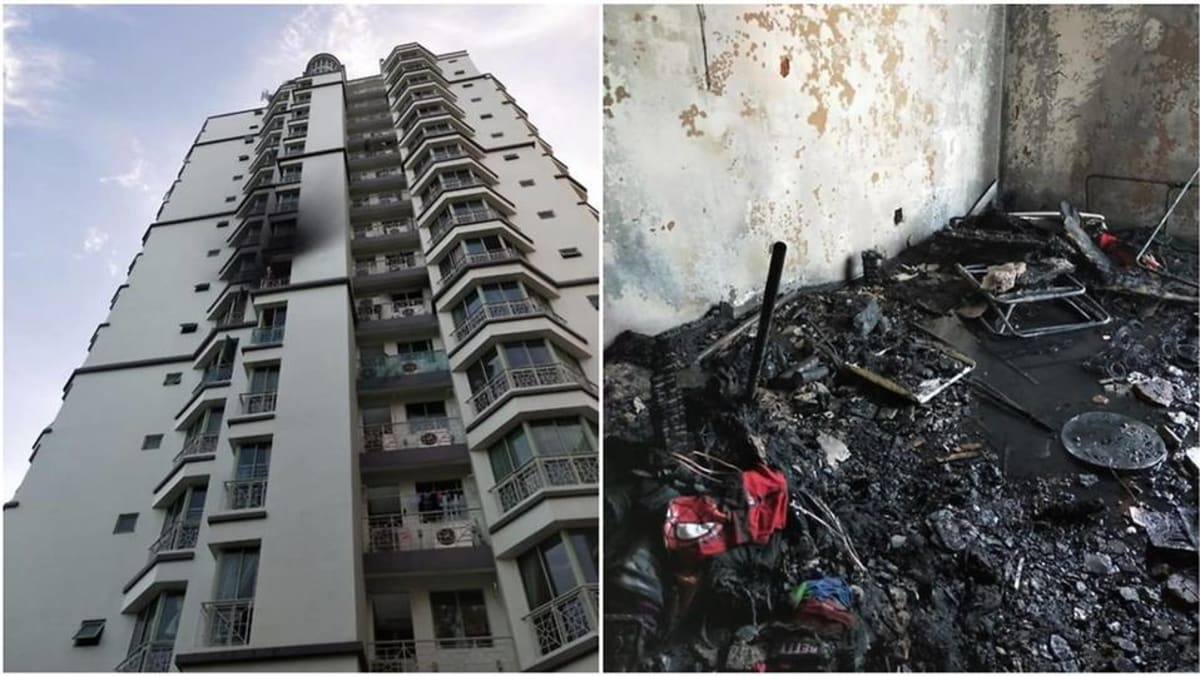About 180 people evacuate after fire breaks out at Buangkok condominium ...