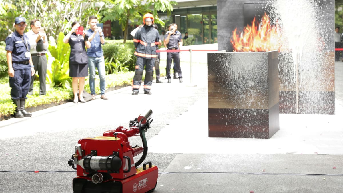 Robot firefighters could help put out fires, as SCDF turns to ...