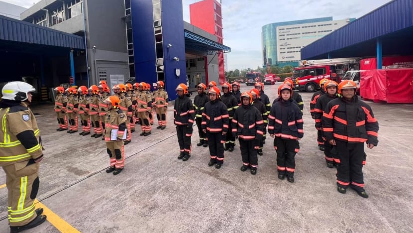 New SCDF firefighting suit reduces heat stress, improves flame ...