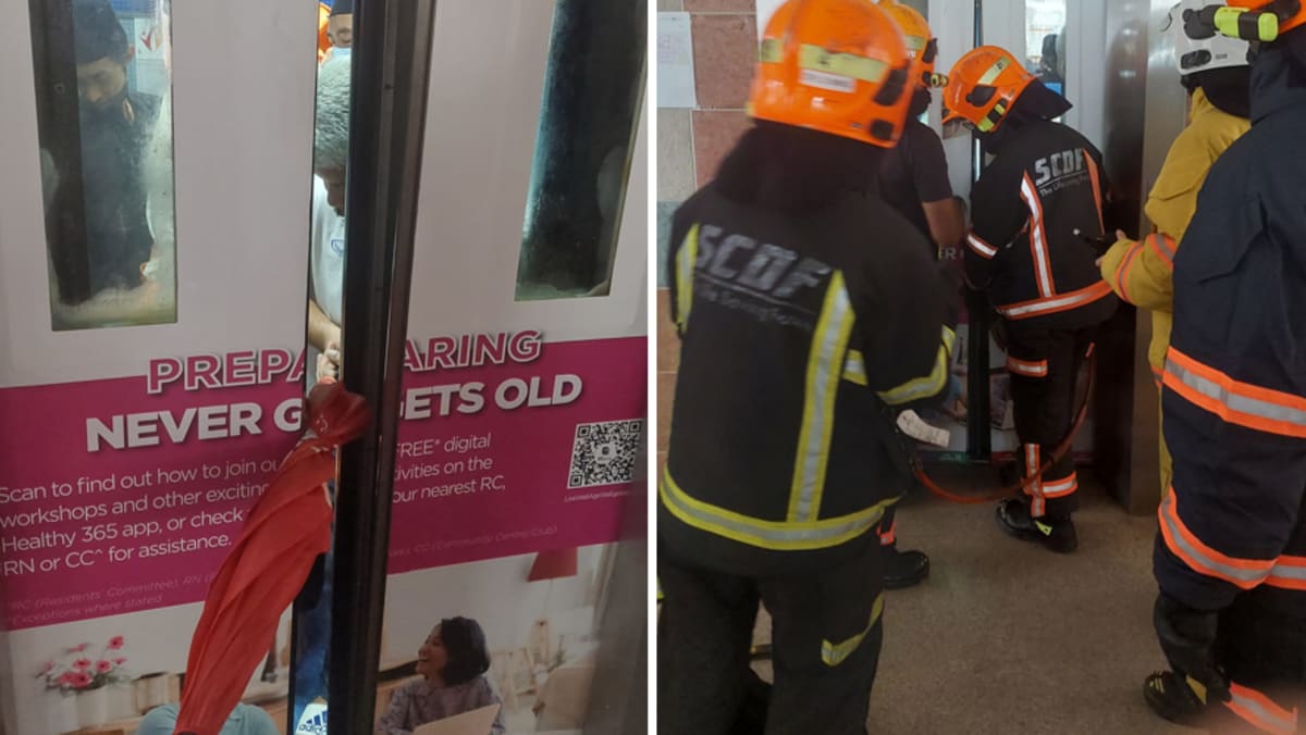 6 people trapped in 'overloaded' Jurong West lift with dead body of ...