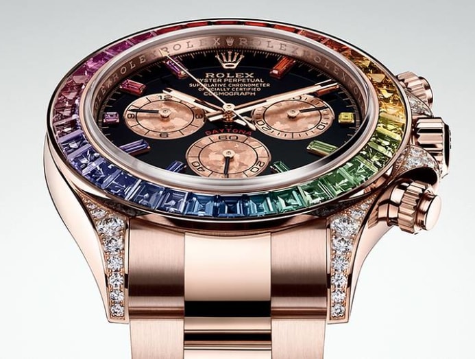 How the joyful rainbow spectrum found its way onto luxury timepieces ...