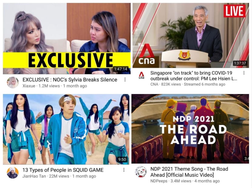 What Singaporeans watched most on YouTube in 2021 - CNA Lifestyle