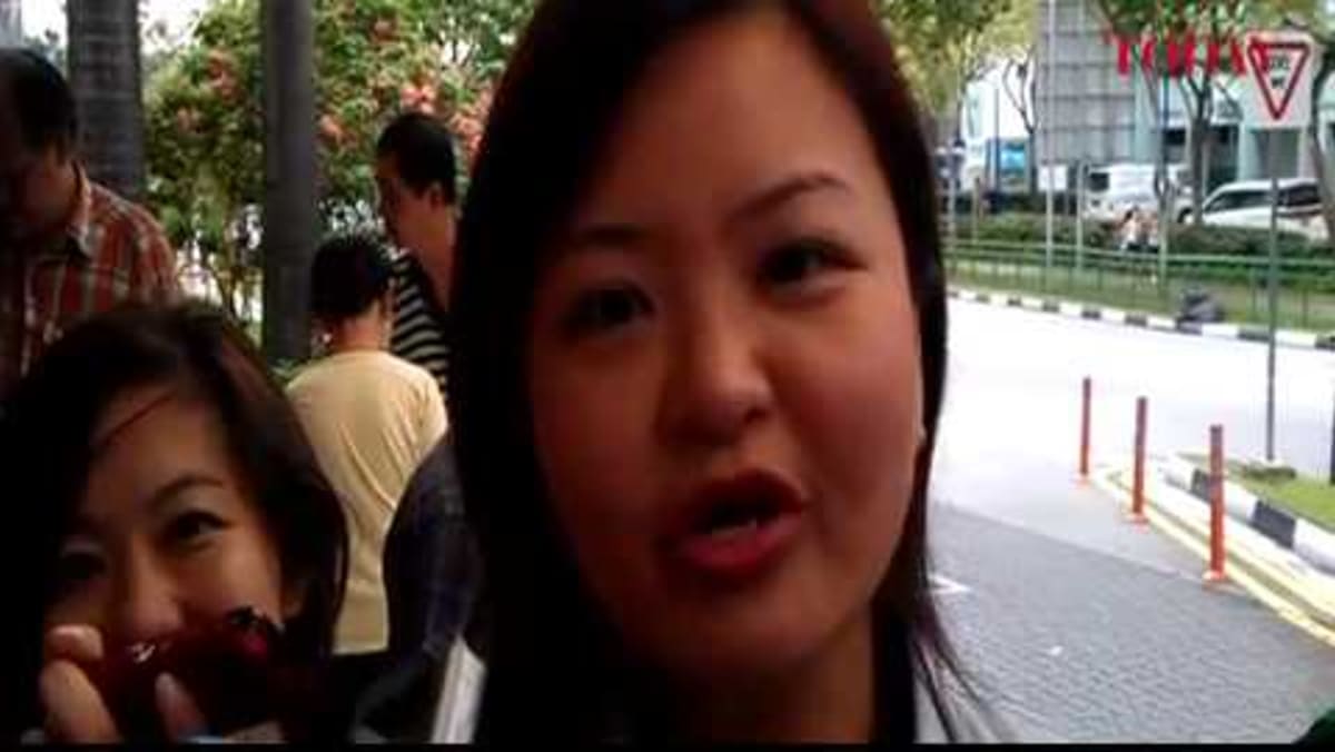 Lee Li Lian, Workers' Party by-election candidate for Punggol East, speaks to reporters - TODAY