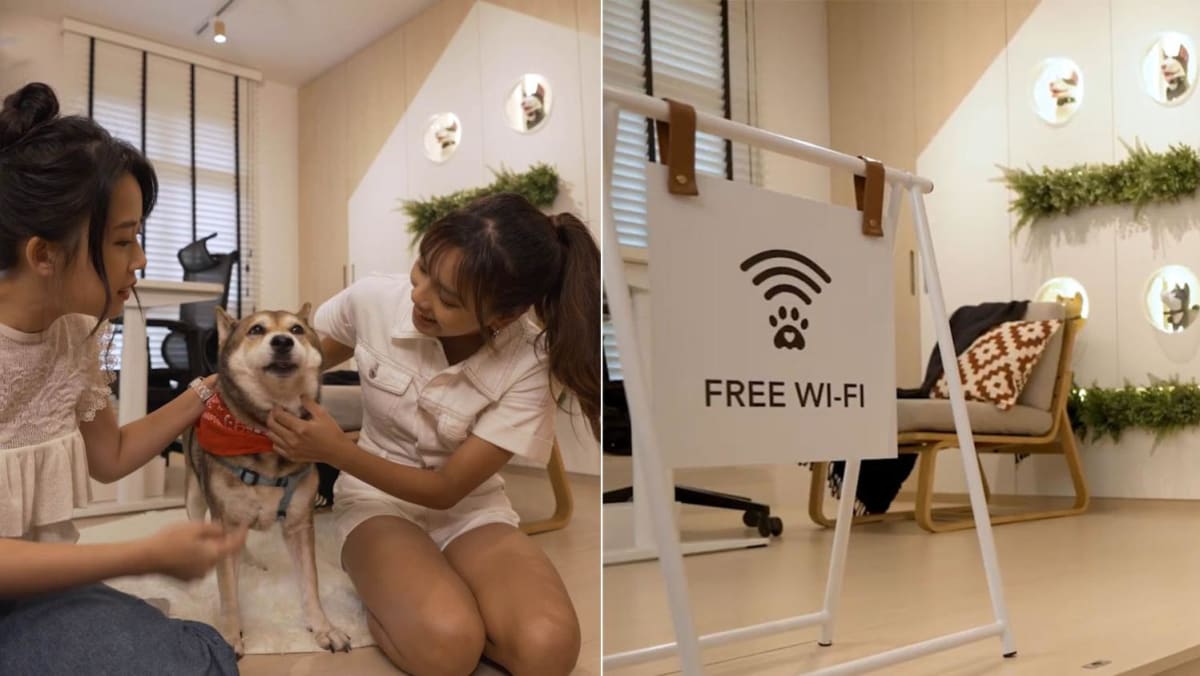 A 4-Room Flat With A Pet Café Theme? This Quirky Home Even Has A ‘Free Wi-Fi’ Sign, But That’s ...