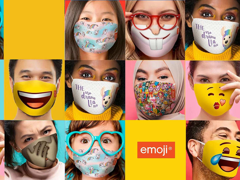 These $1 Reusable Emoji Masks Let You Smile and LOL From Behind A Face ...