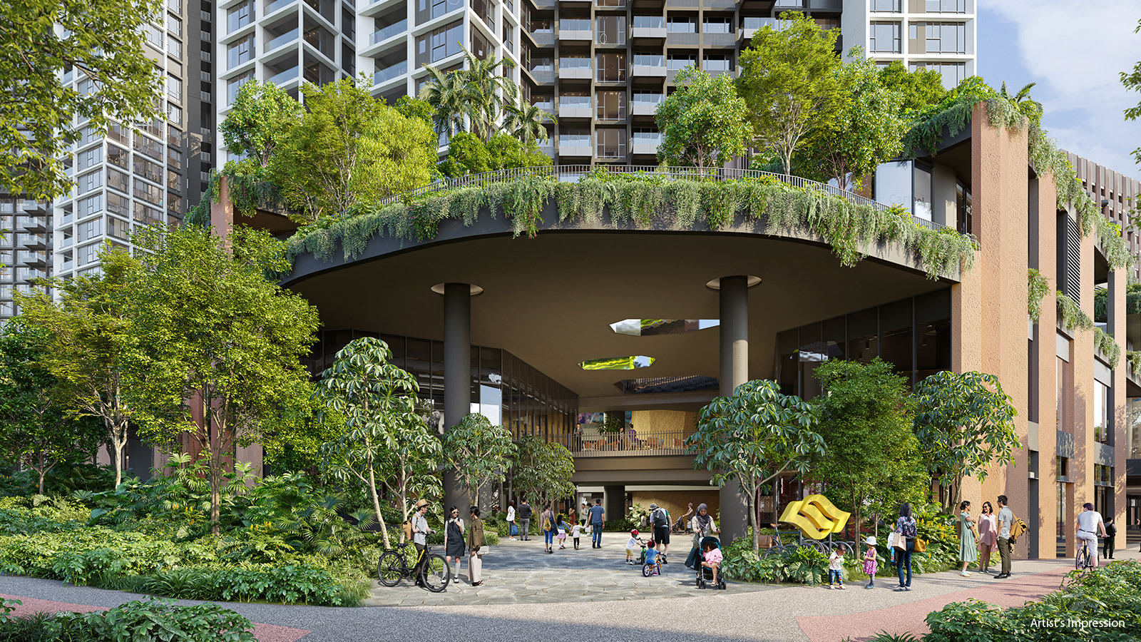 Biophilic living rises to new heights of luxury at this integrated development nestled within ...