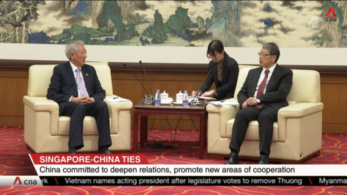 Singapore seeking to deepen networks with other Chinese provinces: Teo Chee Hean - CNA