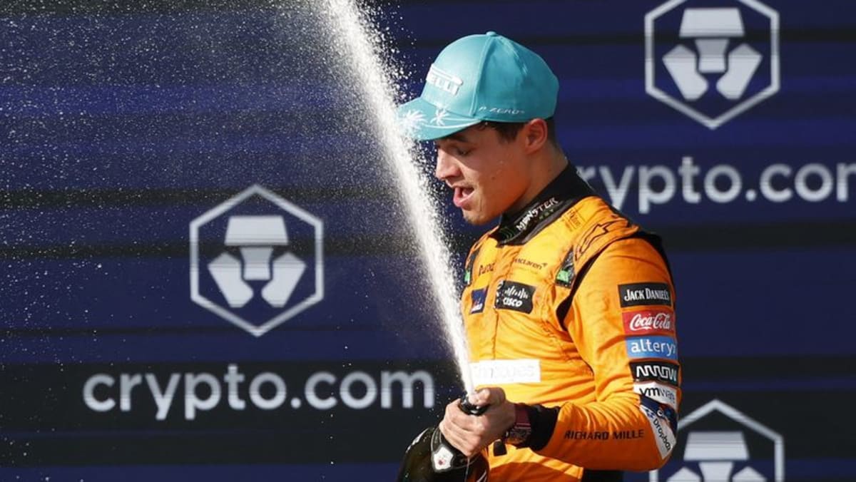 From Trump to Verstappen everyone celebrates Norris win - CNA