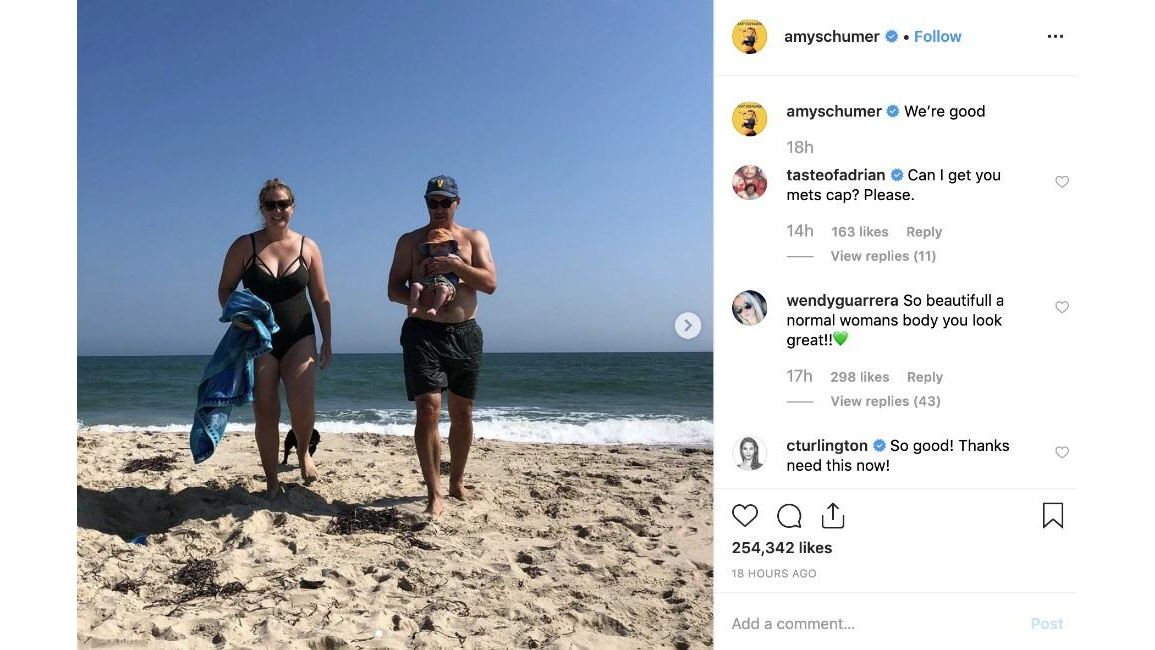 Amy Schumer feels 'strong' after giving birth - 8days