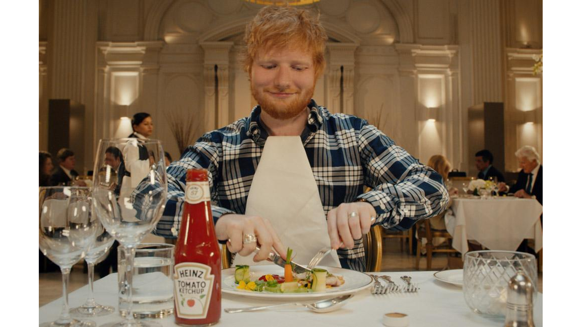 Ed Sheeran's Heinz advert inspired by restaurant visit - 8days