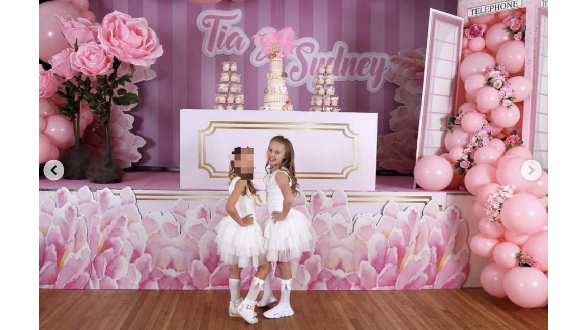 Kate Wright throws birthday party for step-daughter Tia - 8days