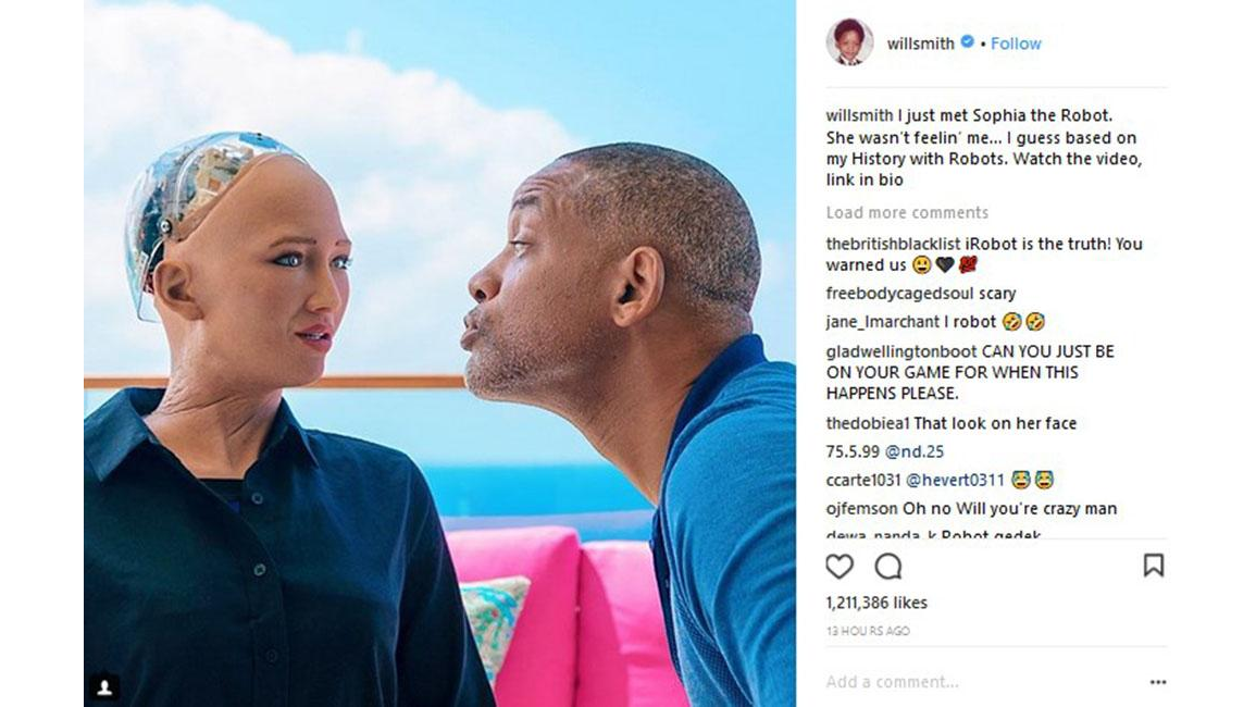 Will Smith gets friend-zoned by robot - 8days