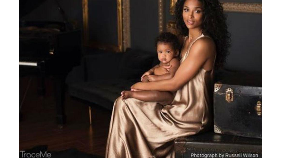 Ciara shares first pictures of daughter Sienna - 8days