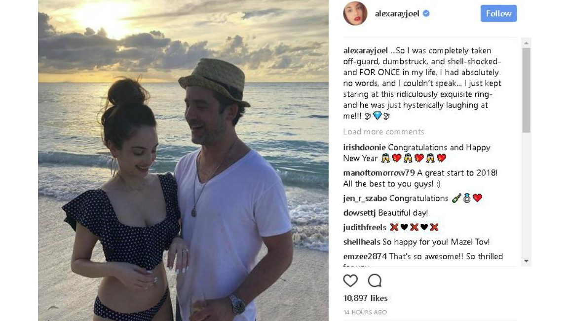 Alexa Ray Joel engaged - 8days